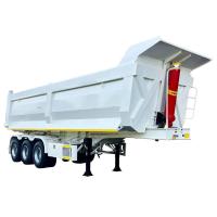 China 10 M 3 Axle U-Type Front Top Self-Dumping ABS Anti-Lock Braking System Cargo Semi Tipper Trailer in China for sale