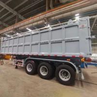 China CIMC tri axles ABS Anti-Lock Braking System Leaf Spring Suspension Skeleton Semi Tipper Trailer for sale