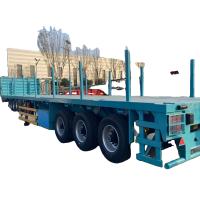 China CIMC China manufacturer of 3-axle direct sales high-quality discount flatbed semi-trailer for sale
