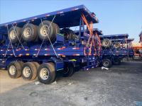 China CIMC  hot selling 3-axle semi-trailer truck trailer China manufacturer direct sales flatbed semi-trailer for sale