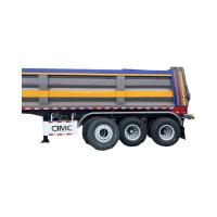 China CIMC Second hand New Design Tipper Dump Semi-Trailer for sale