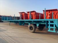 China 3 Axles Heavy-Duty Fatbed Semi Trailer for sale in Africa: Designed for Stable and Efficient Transportation of Oversized Loads for sale