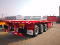China CIMC China manufacturer direct sales of 100 ton trailer, high-quality price discount 4-axis flatbed semi-trailer for sale