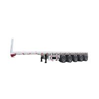 China Heavy-Duty Fatbed Semi Trailer for sale in Africa: Designed for Stable and Efficient Transportation of Oversized Loads for sale