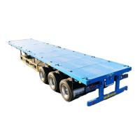 China CIMC latest design of lowbed semi-trailer made of high strength steel for sale