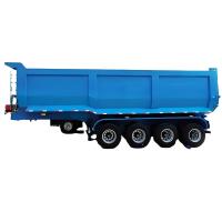 China CIMC Great Material High-Strength a 3-axle-4-axle semi-trailer dump truck trailer dump semi trailer for sale