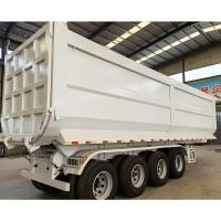 China CIMC Great Material High-Strength a 3-axle-4-axle semi-trailer dump truck trailer dump semi trailer for sale