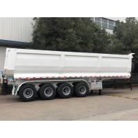 China 3-Axle U Shape Hydraulic Grain Camions-Remorques High Quality steel Rear Dump truck Semi Tipping Trailer Made In China for sale