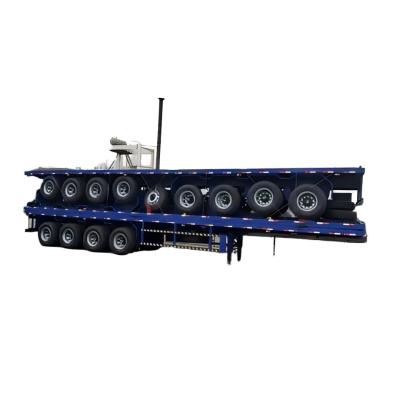 China Heavy-Duty Fatbed Semi Trailer: Designed for Stable and Efficient Transportation of Oversized Loads and Heavy Equipment for sale