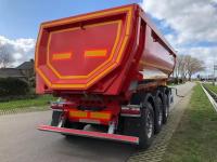China CIMC Factory Direct High-Strength a 3-axle-4-axle semi-trailer dump truck trailer dump semi trailer for sale