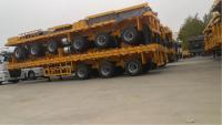 China CIMC cheap 3 axles high Steel Cargo Hot Sale 20ft 40ft Container Chassis with lock Low Flat Deck transport Flatbed Semi Trailer for sale
