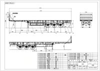 China Can pull 2040 feet of international containers made of high-strength steel multi-functional flat semi-trailer for sale