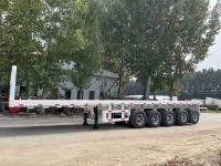 China CIMC Heavy-Duty Fatbed Semi Trailer: Designed for Stable and Efficient Transportation of Oversized Loads and Heavy Equipment for sale