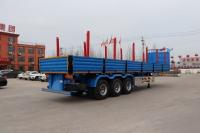 China Enhanced CIMC high quality New design 3-Axle Steel Semi-Container Trailer Truck Trailers for sale