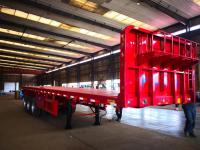 China CIMC 2/3/4 axles new factory customized 12m 13m 14m 40t 60t 80t100t Africa container cargo transport flatbed deck semi trailer for sale