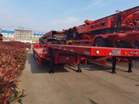 China CIMC 2/3/4 axles new factory customized 12m 13m 14m 40t 60t 80t100t Africa container cargo transport flatbed deck semi trailer for sale