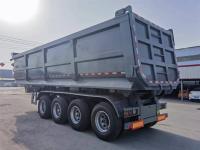 China CIMC HIgh quality steel 3 or 4 axle strong enough for heavy cargos 100 tons capacity dump semi-trailer for sale