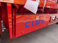 China CIMC New 3-Axle Flatbed Skeleton Semi-Trailer Steel Container Truck with Wabco Brake System for sale