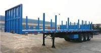 China CIMC New 3-Axle Flatbed Skeleton Semi-Trailer Steel Container Truck with Wabco Brake System for sale