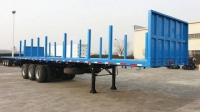 China CIMC New 3-Axle Flatbed Skeleton Semi-Trailer Steel Container Truck with Wabco Brake System for sale