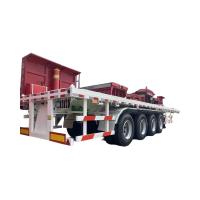 China CIMC New design of High Quality 4 Axles Flatbed Semi-Trailer for sale
