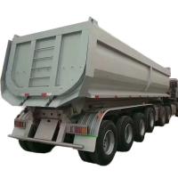 China CIMC Second hand New Design Tipper Dump Semi-Trailer for sale