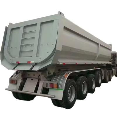 China CIMC Second hand New Design Tipper Dump Semi-Trailer for sale
