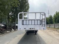 China CIMC high quality steel China factory price 3/ 4 /5 Axle 48-60 Ton Warehouse Railing/Flatbed for Sale Flatbed Semi Trailer for sale