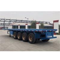 China Hot Selling New 4-Axle Flatbed Semi-Trailer CINC Container Semi-Trailer Truck China Manufacturer Direct Sales Steel Material for sale