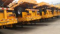 China Hot Selling New 4-Axle Flatbed Semi-Trailer CINC Container Semi-Trailer Truck China Manufacturer Direct Sales Steel Material for sale