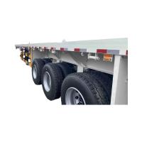 China Can be customized according to your special requirements with the lock can pull container multi-functional flat semi-trailer for sale