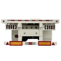 China CIMC steel iron lowest price iron 315/80r22.5 50t 13 M 3 Axis Heavy duty versatile Flatbed Truck Semi Trailer for sale