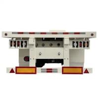 China CIMC steel iron lowest price iron 315/80r22.5 50t 13 M 3 Axis Heavy duty versatile Flatbed Truck Semi Trailer for sale