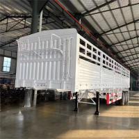 China CIMC High Quality Factory Direct 3-axle Great design Fence cargo trailer for sale