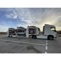 China CIMC Factory Direct 2 Axle  6-8 Land Road Car Transport Semi Trailer for sale