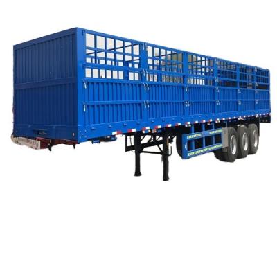 China High-Performance Fence Semi Trailer for sale in Africa: Ideal for Secure Transport of Livestock, Animals and Heavy Load for sale