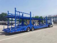 China New Arrival Cimc Semi Trailer Double-Layer Flat Bed Car Transporter Car Transport Trailer for sale