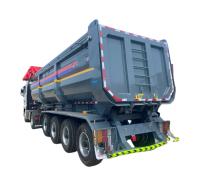 China CIMC Dump Semi Trailer For Sand Coal Stone Transportation For Sale In Africa for sale