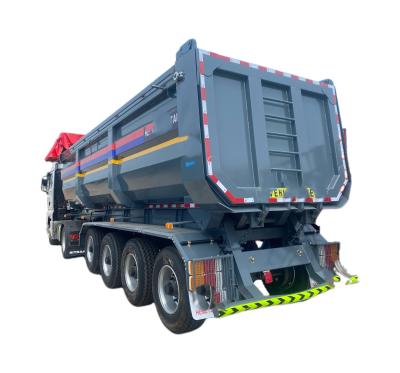 China CIMC Dump Semi Trailer For Sand Coal Stone Transportation For Sale In Africa for sale