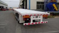 China CIMC New 3-Axle Flatbed Skeleton Semi-Trailer Steel Container Truck with Wabco Brake System for sale