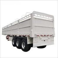 China CIMC 3 axle Fence Truck mechanical suspension truck trailer China Supplier Direct Sales Fence semi trailer for sale