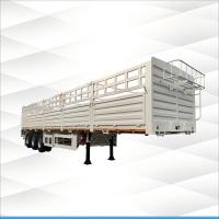 China CIMC 3 axle Fence Truck mechanical suspension truck trailer China Supplier Direct Sales Fence semi trailer for sale