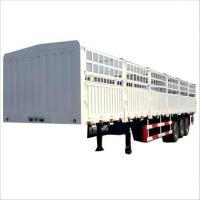 China CIMC 3 axle Fence Truck mechanical suspension truck trailer China Supplier Direct Sales Fence semi trailer for sale