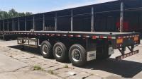 China CIMC used Heavy Loading Capacity 40 60 80 100 Ton 3 Axle 4 Axle 40ft 45ft Container Flatbed Semi Trailer To Africa for sale