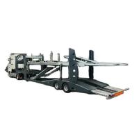 China 13600 mm+1300 mm length 2550mm width Extension2 AXLE CAR CARRIER SEMI-TRAILER for sale