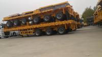 China Promotional  Flatbed Truck Semi Trailer 2 3 4 Axles 50 60 80 100 Ton With Twist lock 40ft 20ft platform container semi trailer for sale