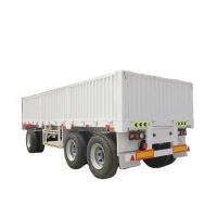 China CIMC 40FT 2 Axles 7.5T tare weight 12.4*2.48m payload 40T JOST brand Two-speed manual operating landing gear fence Semi Trailer for sale