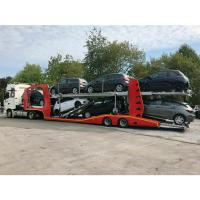 China 13600 mm+1300 mm length 2550mm width Extension2 AXLE CAR CARRIER SEMI-TRAILER for sale
