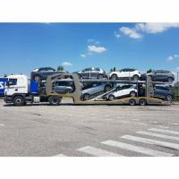 China 13600 mm+1300 mm length 2550mm width Extension2 AXLE CAR CARRIER SEMI-TRAILER for sale