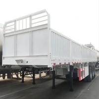 China CIMC 40FT 3 Axle tare weight 8.5t 12.4*2.48m payload 45T heavy duty mechanical suspension 13pc leaf spring Wall Side SemiTrailer for sale